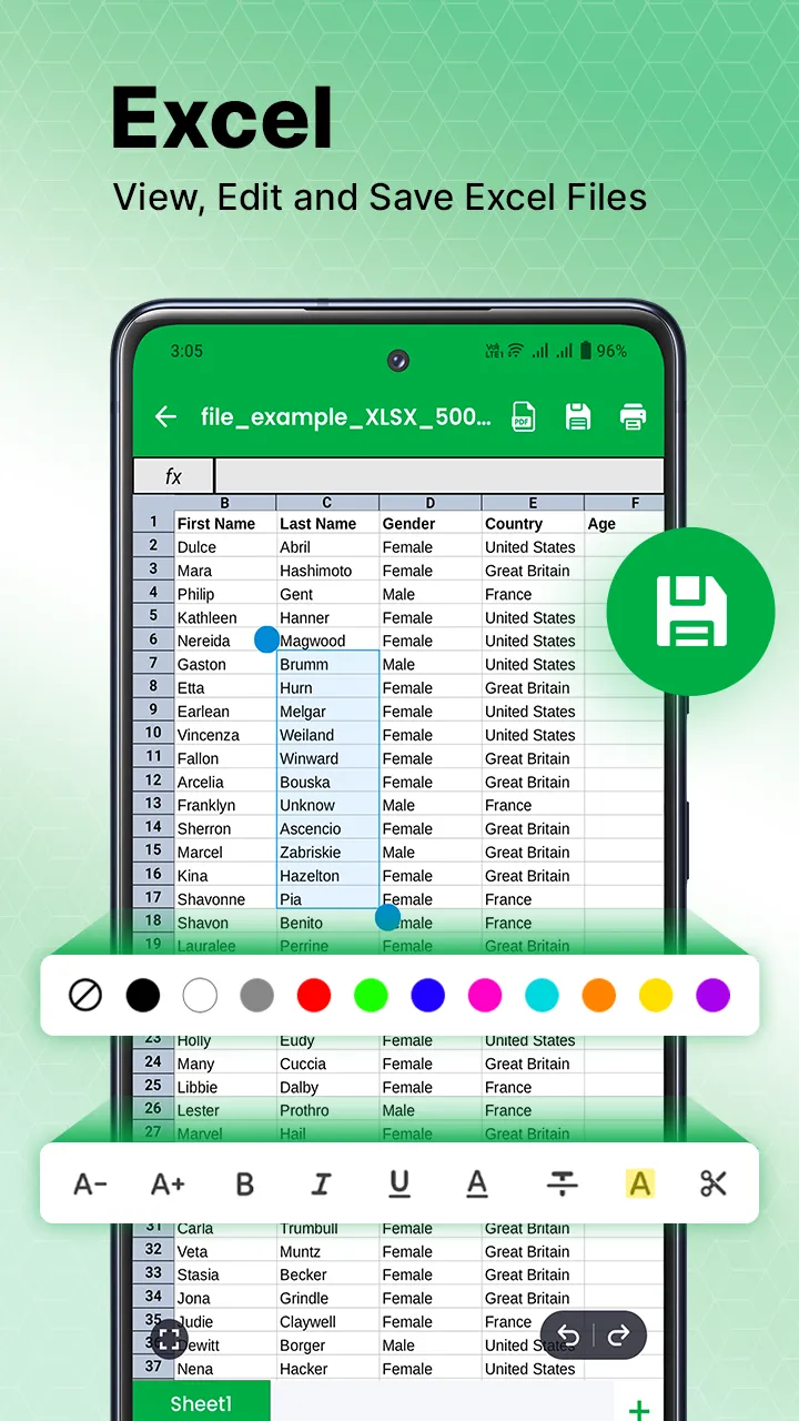 Excel Reader : XLS File Viewer | Indus Appstore