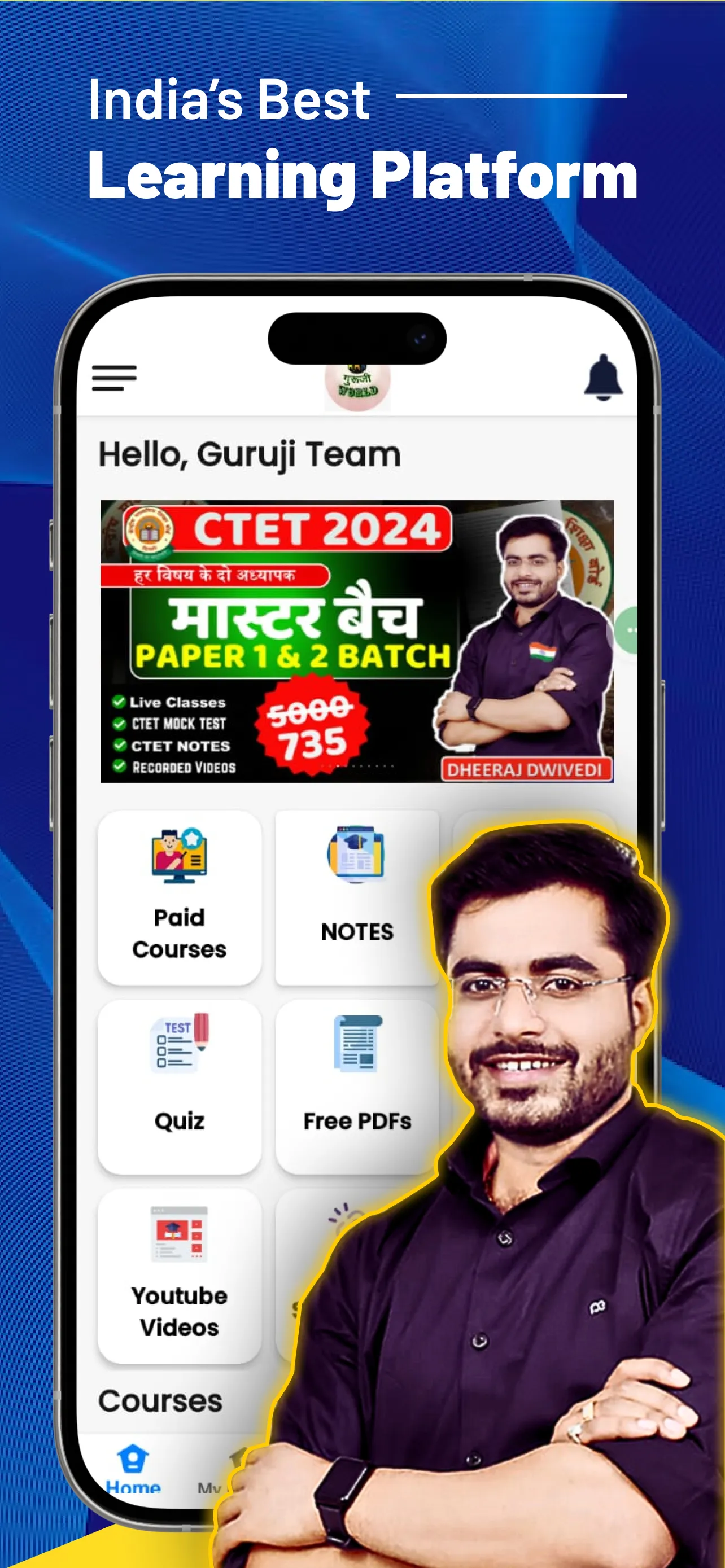 Guruji World Exam Study | Indus Appstore