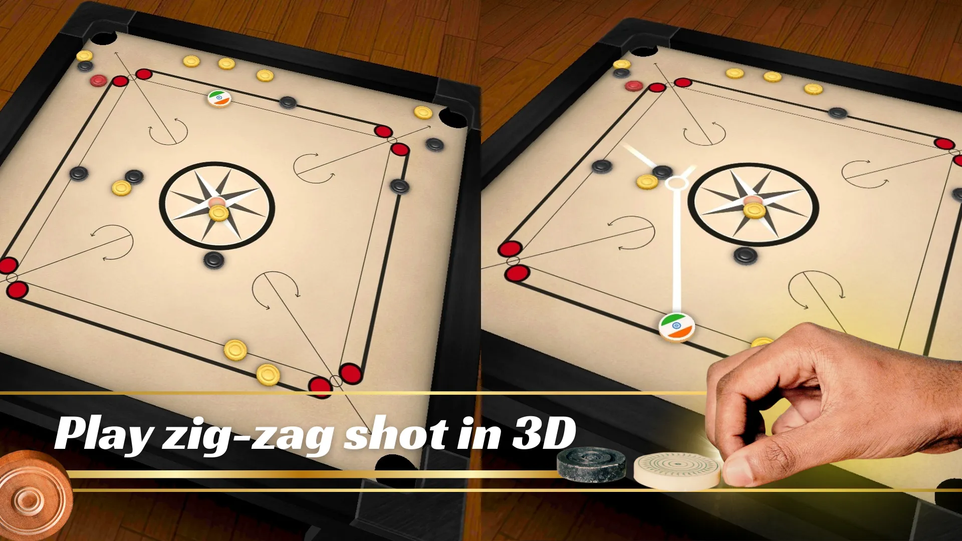 Carrom Offline 3D : Board Game - Apps on Indus Appstore