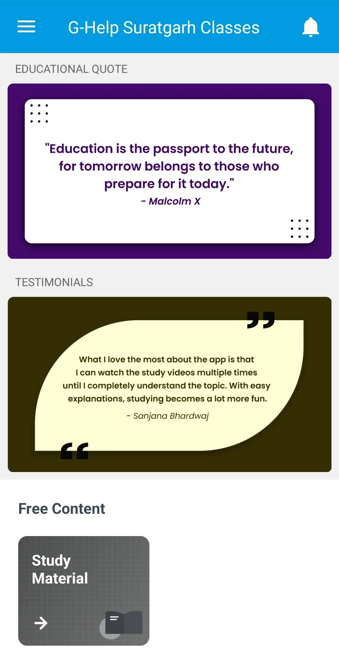 G-Help Suratgarh Classes | Indus Appstore