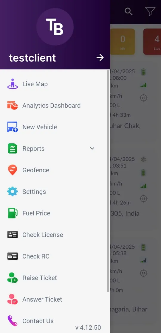 TB Track - Vehicle Tracking | Indus Appstore