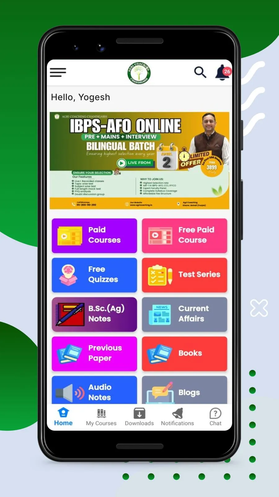 Agri Coaching Chandigarh - Apps on Indus Appstore