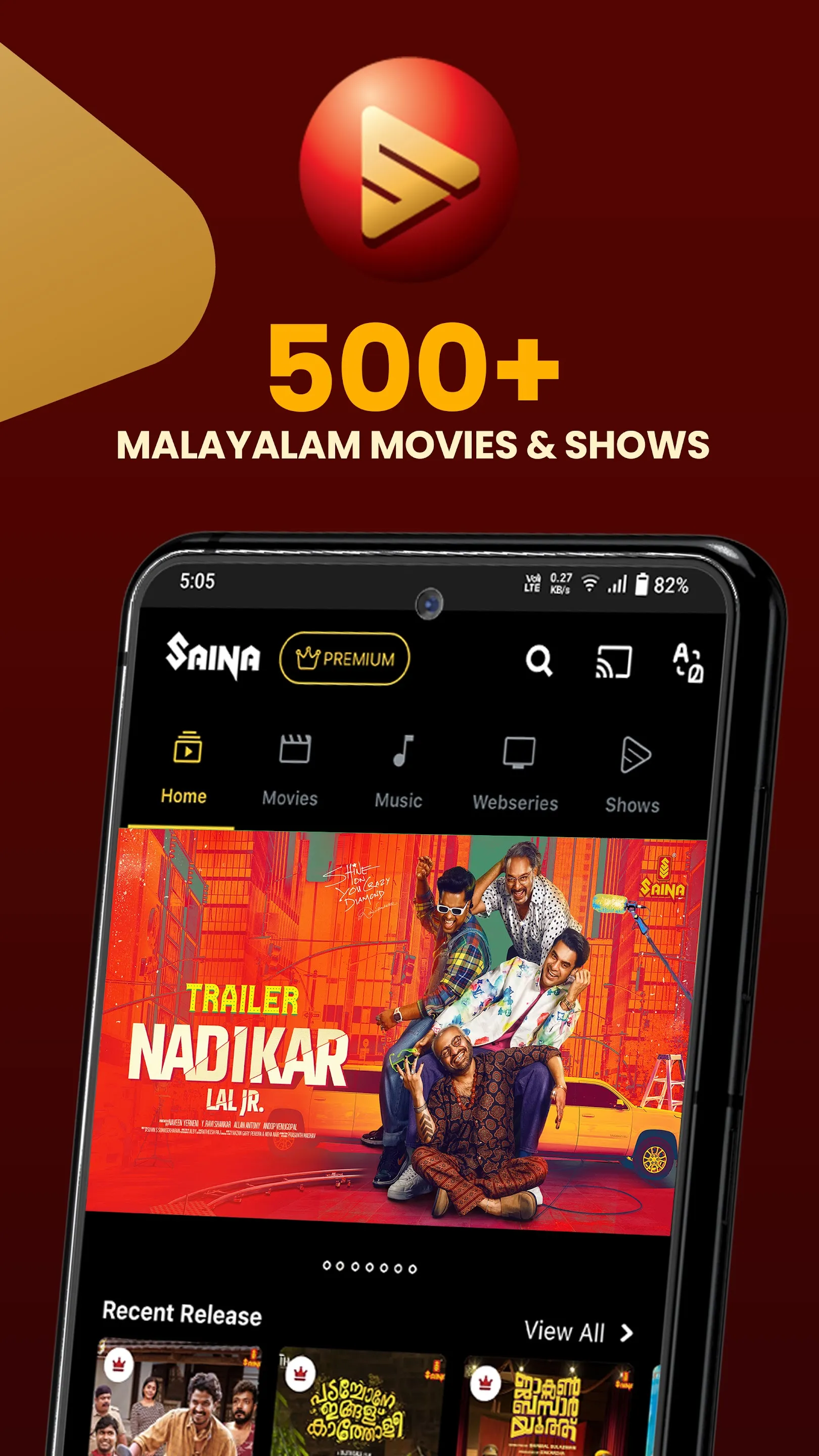 Saina Play - Malayalam Movies - Apps on Indus Appstore
