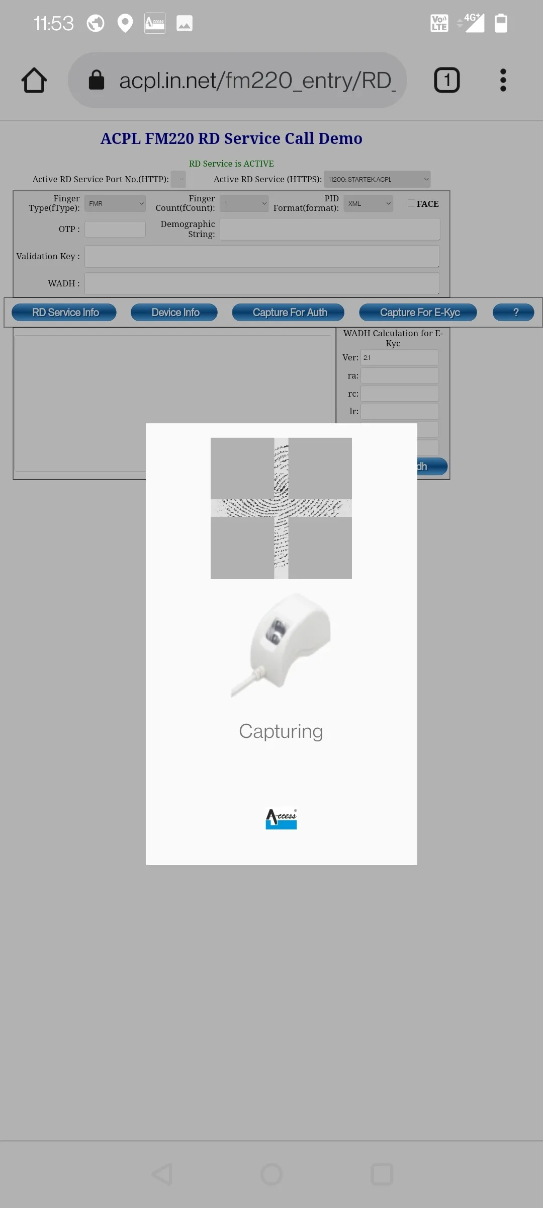 ACPL L1 RD Service | Indus Appstore