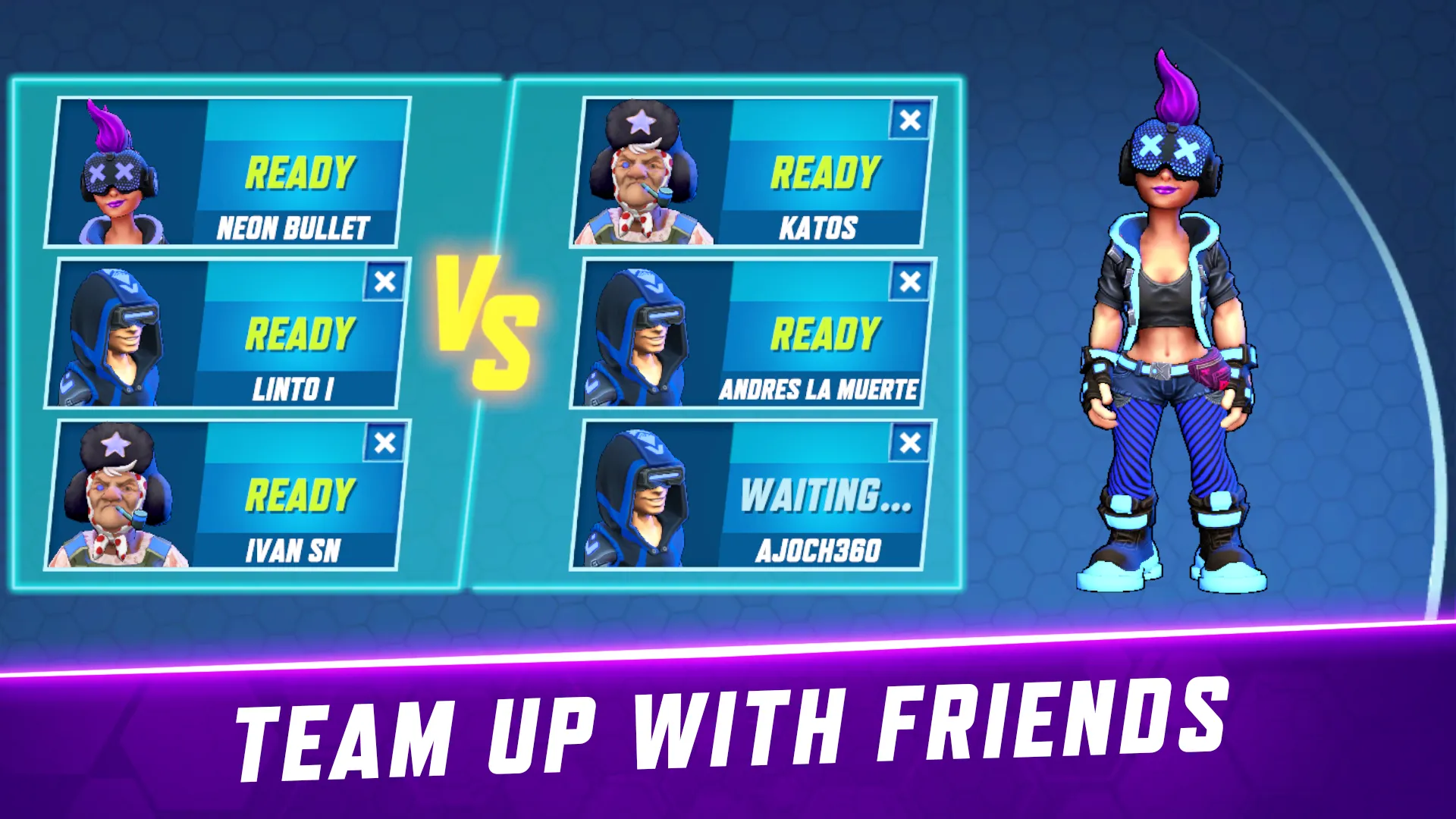 Gridpunk Battle Royale 3v3 PvP | Indus Appstore