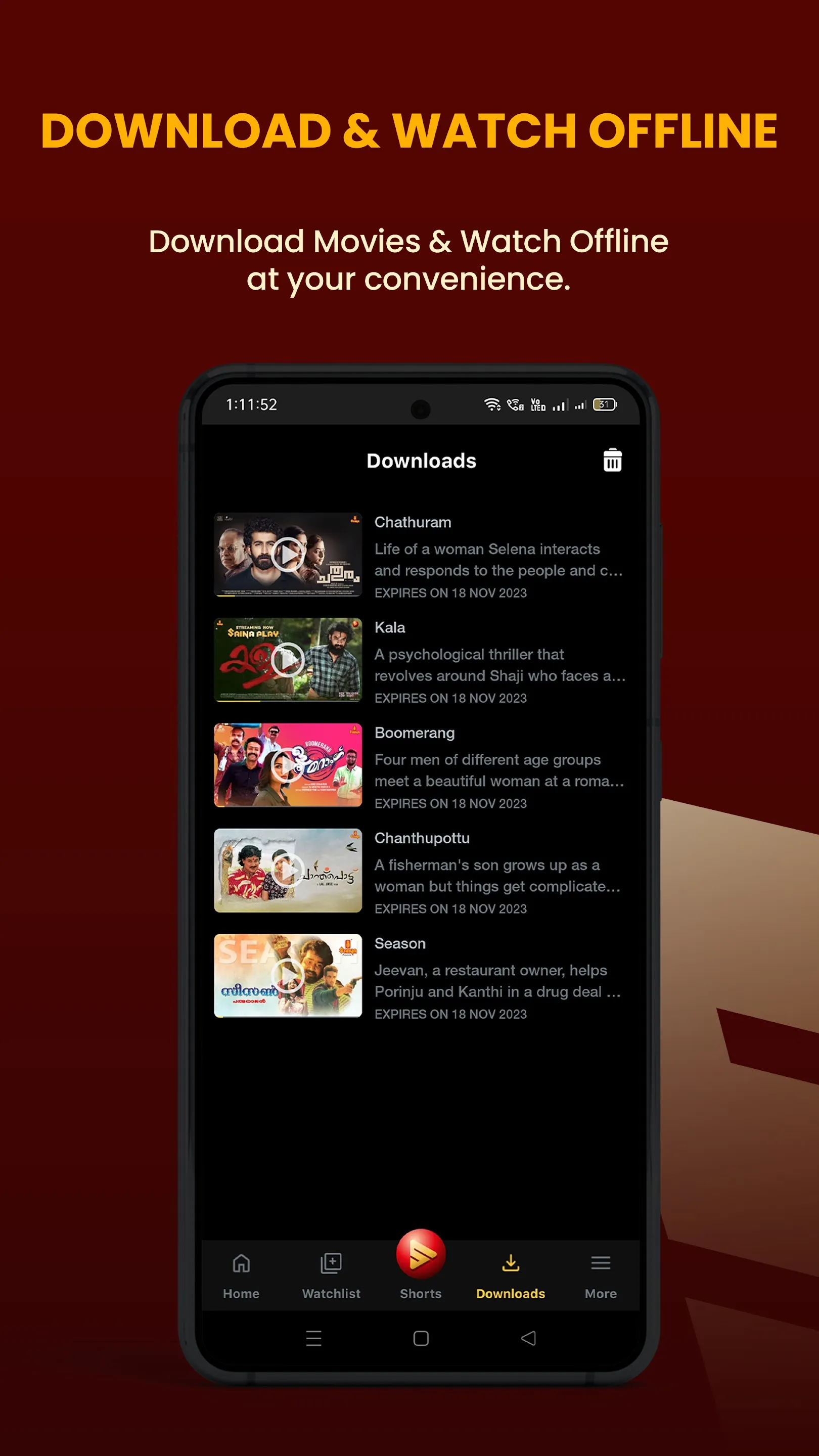 Saina Play - Malayalam Movies - Apps on Indus Appstore
