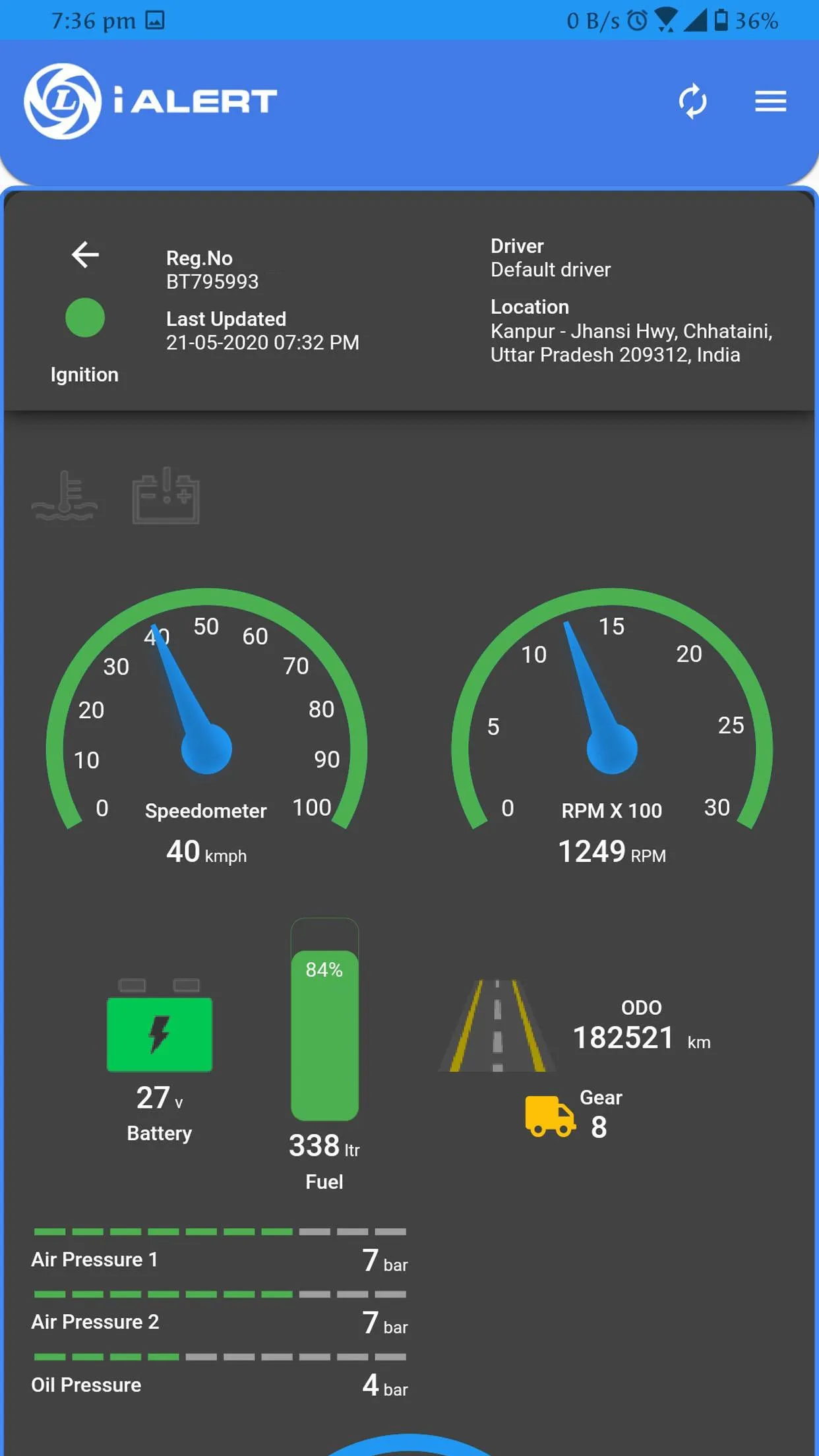 Ashok Leyland i-Alert | Indus Appstore