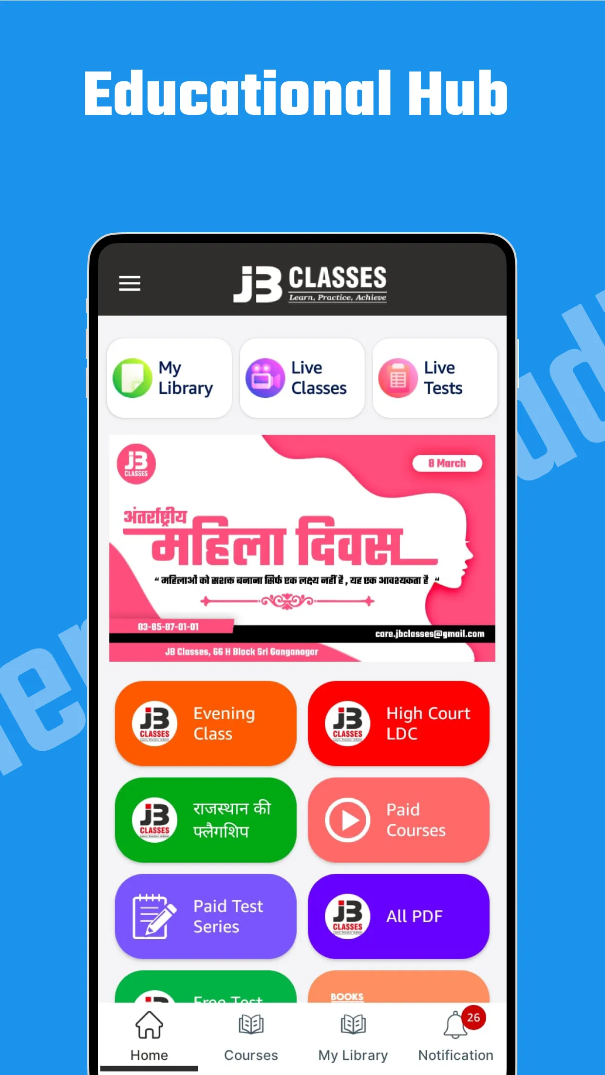 JB Classes - Learning App | Indus Appstore
